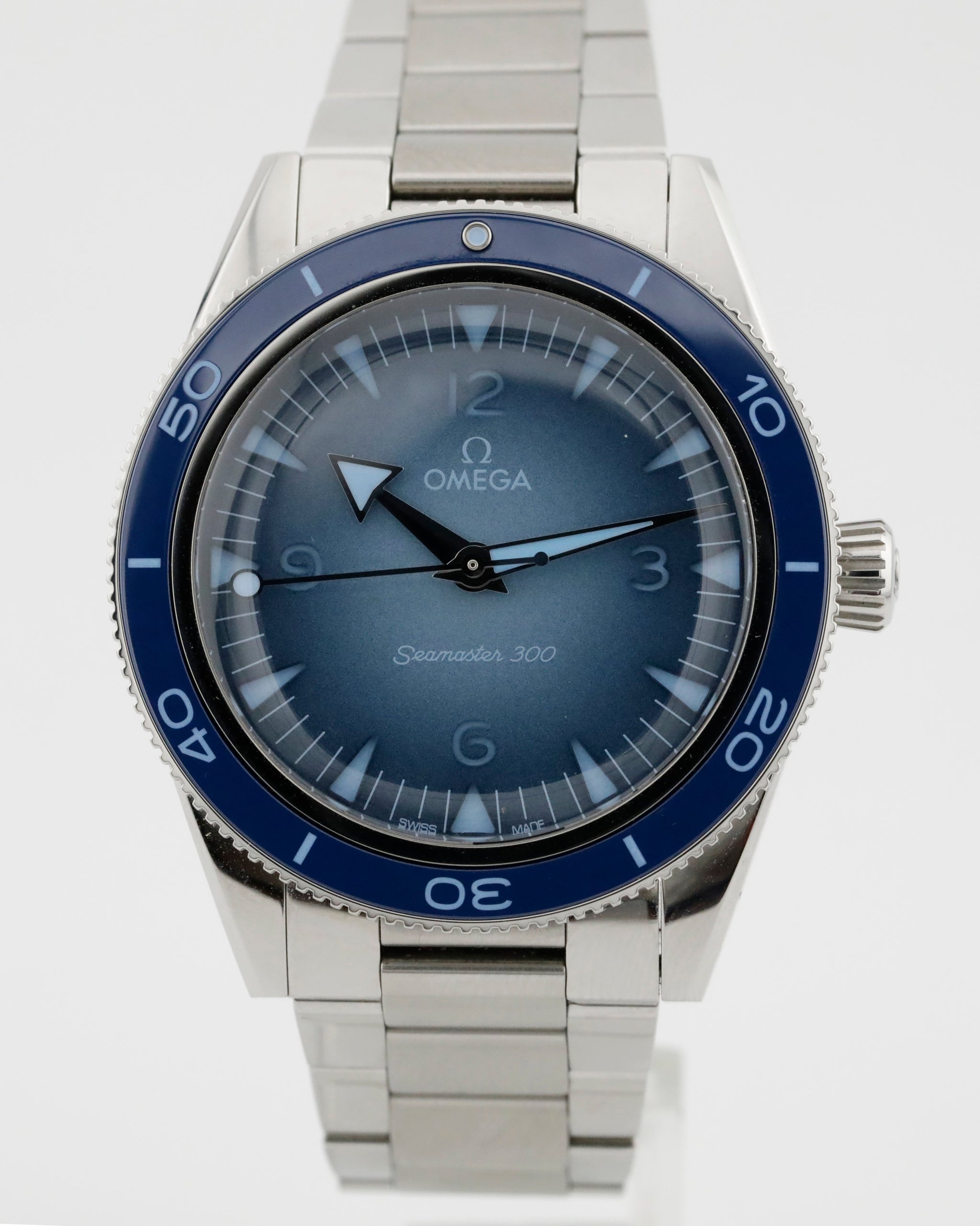 Pre-Owned Omega Seamaster 300 Summer Blue Ref# 23430412103002